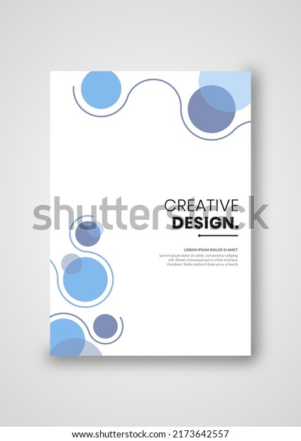 Book Cover Design Simple Creative Theme Stock Vector (Royalty Free ...