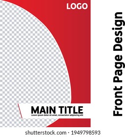 Book Cover Front Page Design Vector Stock Vector (Royalty Free ...