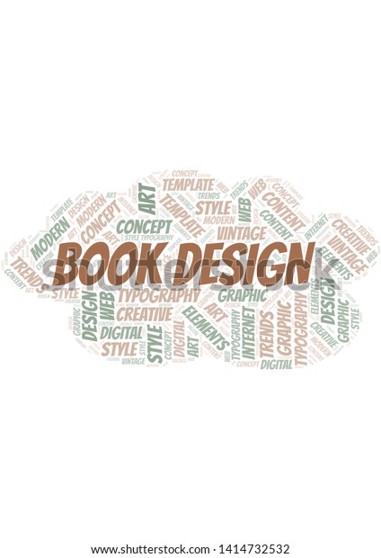 Book Design Word Cloud Wordcloud Made Stock Vector (Royalty Free ...