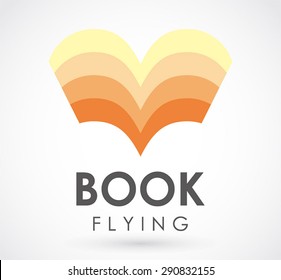 3,219 Flying book logo Images, Stock Photos & Vectors | Shutterstock