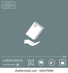 Book Hand Vector Illustration Stock Vector (Royalty Free) 569679004 ...