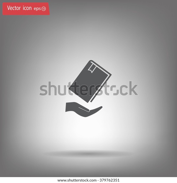 Book Hand Vector Illustration Stock Vector (Royalty Free) 379762351 ...