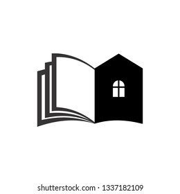 Book House Logo Stock Vector (Royalty Free) 1337182109 | Shutterstock