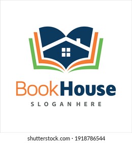 Book House Logo Design Template Vector Stock Vector (Royalty Free ...