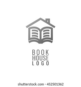 Book House Logo Template Stock Vector (Royalty Free) 452501362 ...