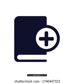 Book Icon Add Book Vector Icon Stock Vector (Royalty Free) 1740447323 ...