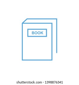 Book Icon Blue Color Vector Stock Vector (Royalty Free) 1398876341 ...