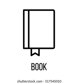 Book Icon Logo Modern Line Style Stock Vector (Royalty Free) 517545010 ...
