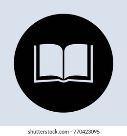 Book Icon Round Shape Stock Vector (Royalty Free) 770423095 | Shutterstock