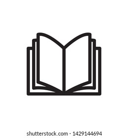 Story Book Modern Icon Pictogram Stock Vector (Royalty Free) 1739743478 ...