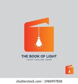 Book Light Logo Design Template Stock Vector (Royalty Free) 1984997858 ...