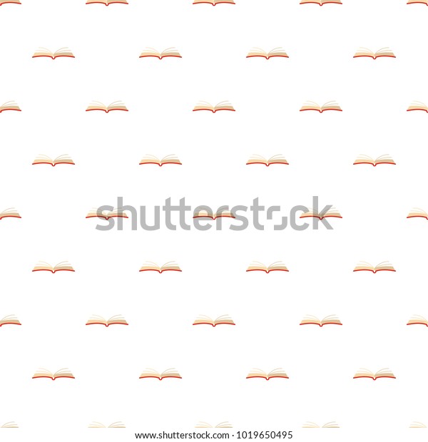 Book Literature Pattern Seamless Flat Style Stock Vector (Royalty Free ...