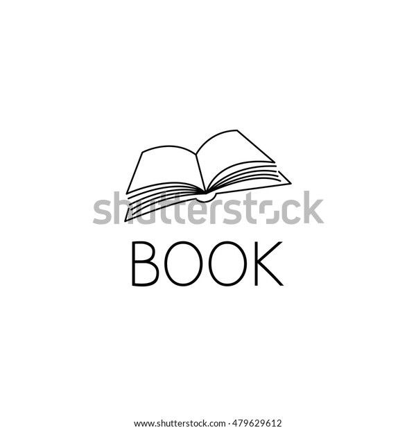Book Logo Graphic Design Concept Editable Stock Vector (Royalty Free ...