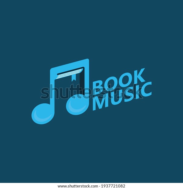 Book Music Logo Template Design Stock Vector (Royalty Free) 1937721082 ...
