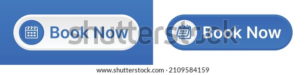 Book Now Buttons Calendar Icon Reservation Stock Vector (Royalty Free ...