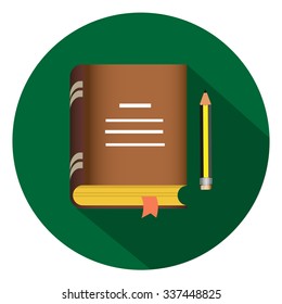 157,226 Book with pencil icon Images, Stock Photos & Vectors | Shutterstock