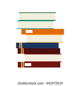 Book Pile Icon Stock Vector (Royalty Free) 441973519 | Shutterstock