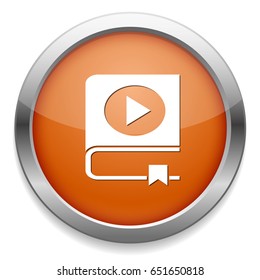 Book Play Icon Stock Vector (Royalty Free) 651650818 | Shutterstock