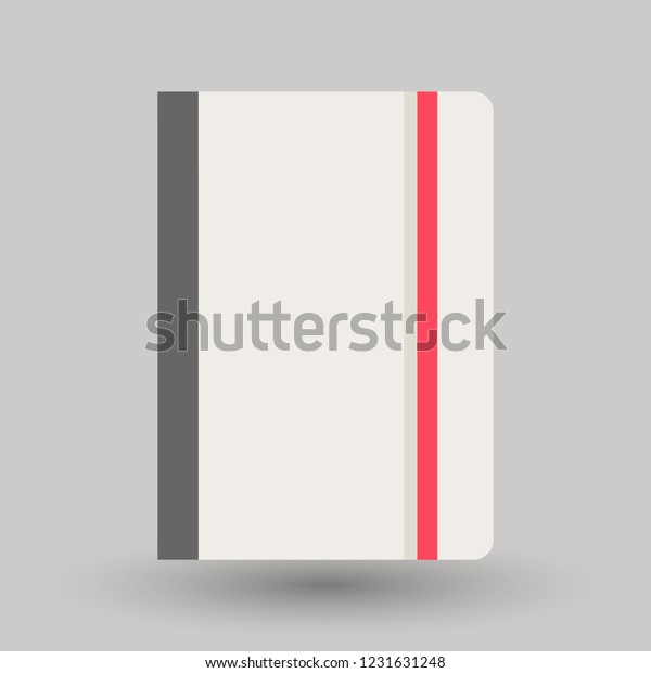 Book Red Rope Bookmark Vector Illustration Stock Vector (Royalty Free ...