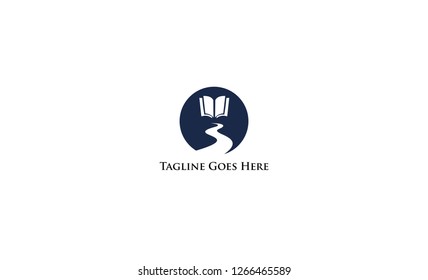 Book River Icon Logo Vector Stock Vector (Royalty Free) 1266465589 ...