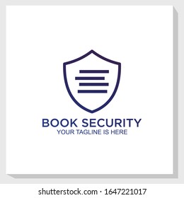 Book Security Logo Template Design Vector Stock Vector (Royalty Free ...