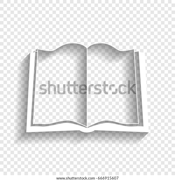 Book Sign Vector White Icon Soft Stock Vector (Royalty Free) 666915607 ...