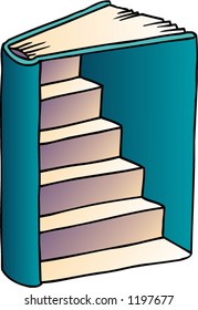 Book Staircase Stock Vector (Royalty Free) 1197677 | Shutterstock