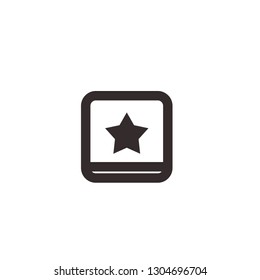 Book Star Icon Stock Vector (Royalty Free) 1304696704 | Shutterstock