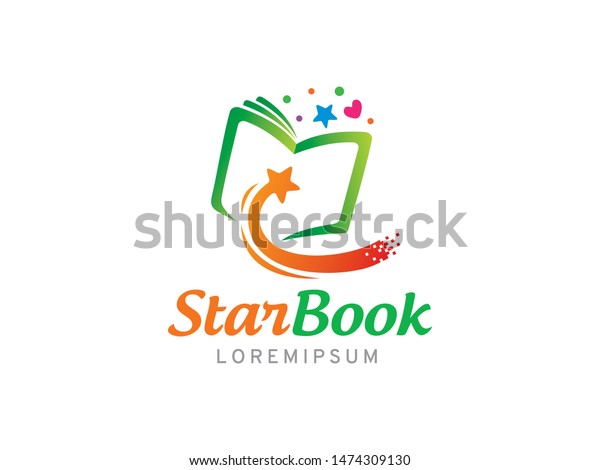 Book Star Logo Symbol Icon Template Stock Vector (Royalty Free ...