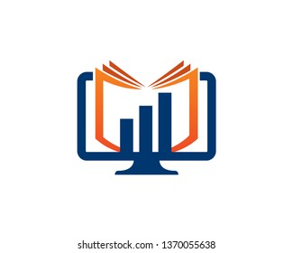 Book Stats Logo Template Icon Symbol Stock Vector (Royalty Free ...