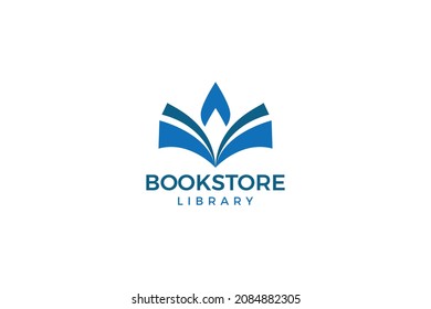 Book Store Library Logo Design Vector Stock Vector (Royalty Free ...