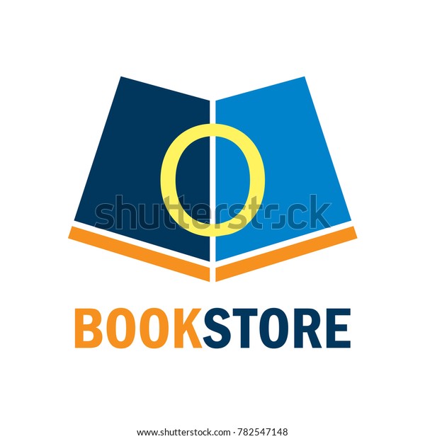 Book Store Logo Alphabet O Vector Stock Vector (Royalty Free) 782547148 ...