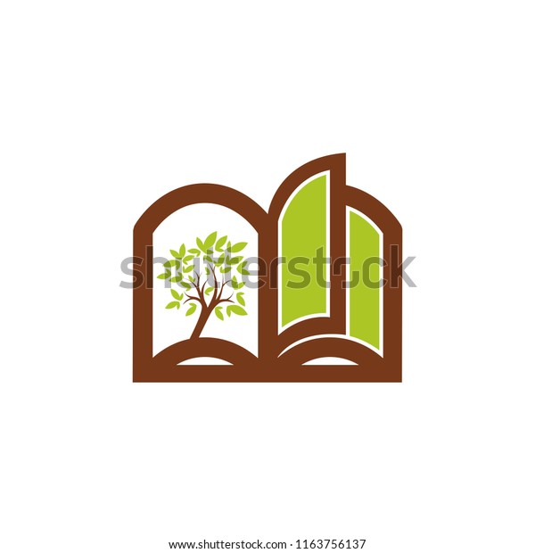 Book Tree Vector Design Represents School Stock Vector (Royalty Free ...