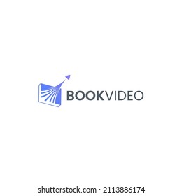 Book Video Logo Design Vector Stock Vector (Royalty Free) 2113886174 ...