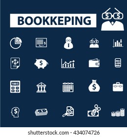 Bookkeeping Icons Stock Vector (Royalty Free) 434074726 | Shutterstock