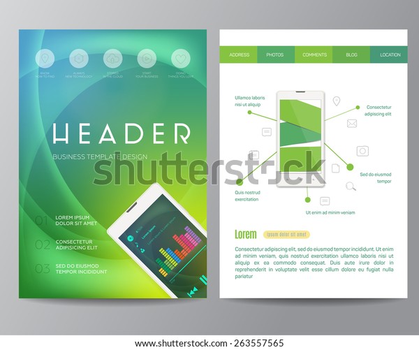 Booklet Cellular Phone Mobile Phone Magazine Stock Vector (Royalty Free ...
