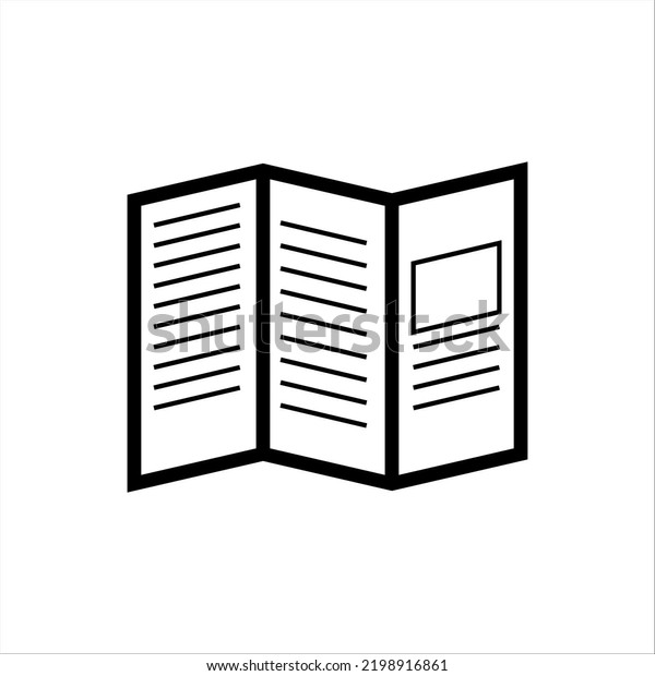 Booklet Icon Vector Illustration Symbol Stock Vector (Royalty Free ...