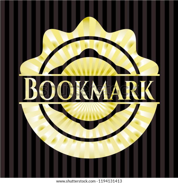 Bookmark Gold Badge Stock Vector (Royalty Free) 1194131413 | Shutterstock