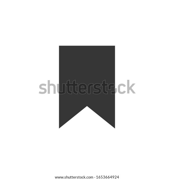 Bookmark Icon Bookmark Symbol Vector Illustration: เวกเตอร์สต็อก (ปลอด ...
