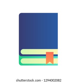 Books Vector Illustration Gradient Design Stock Vector (Royalty Free ...
