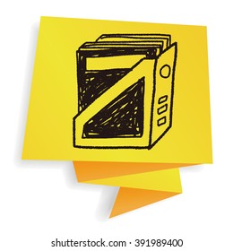 Bookshelf Doodle Stock Vector (Royalty Free) 391989400 | Shutterstock