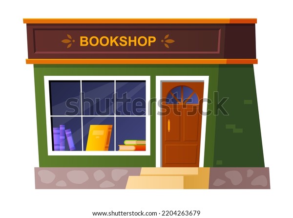 Bookstore Modern Flat Design Style Single Stock Vector (Royalty Free ...
