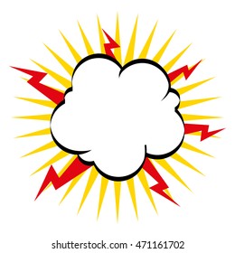 Boom Explosion Pop Art Vector Illustration Stock Vector (Royalty Free ...