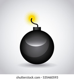 Boom Icon Over White Background Colorful Stock Vector (Royalty Free ...
