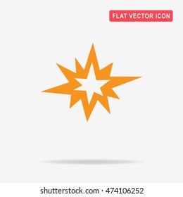 Boom Icon Vector Concept Illustration Design Stock Vector (Royalty Free ...