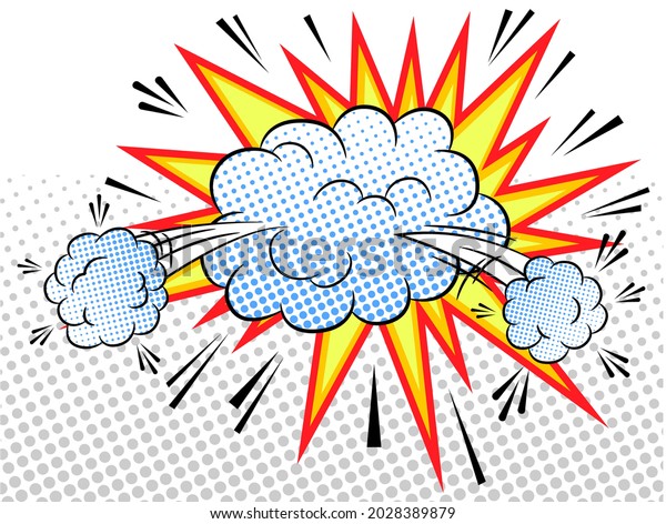 Boom Isolated White Comic Text Speech Stock Vector (Royalty Free ...