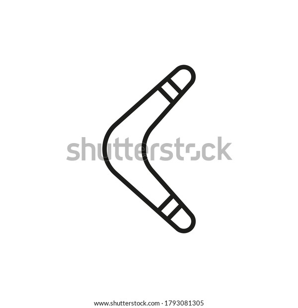 1,797 Boomerang Outline Images, Stock Photos & Vectors | Shutterstock
