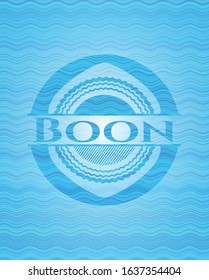 Boon Water Representation Style Emblem Vector Stock Vector (Royalty ...