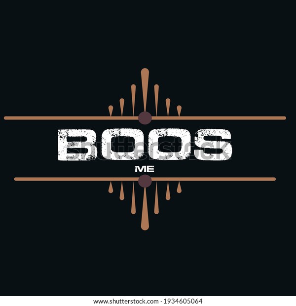 Boos Vector Tshirt Design Very Nicely Stock Vector (Royalty Free ...