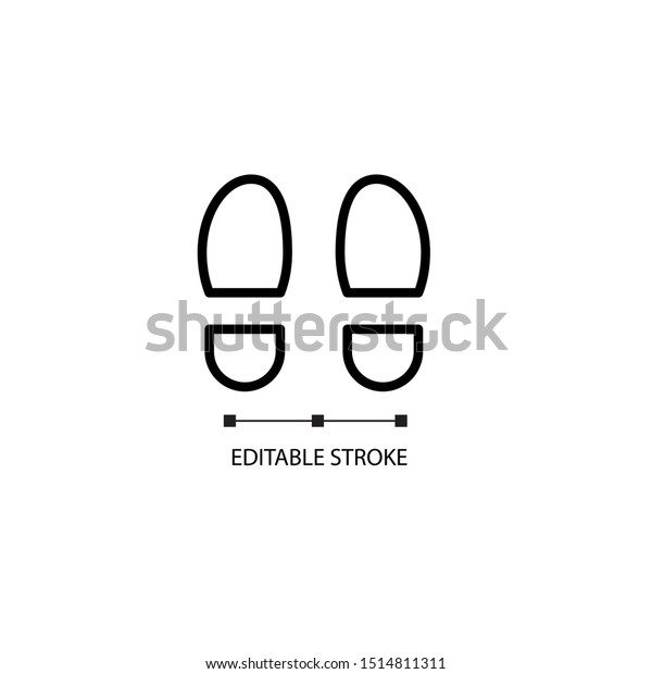 Boot Print Icon Symbol Template Stock Vector (Royalty Free) 1514811311 ...